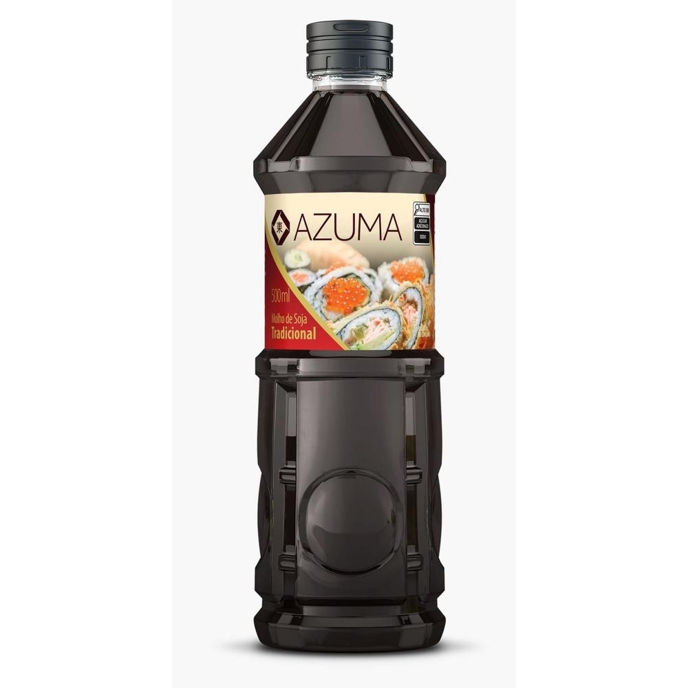 SHOYU TRADICIONAL AZUMA – 500ML – Tomodachi Alimentos